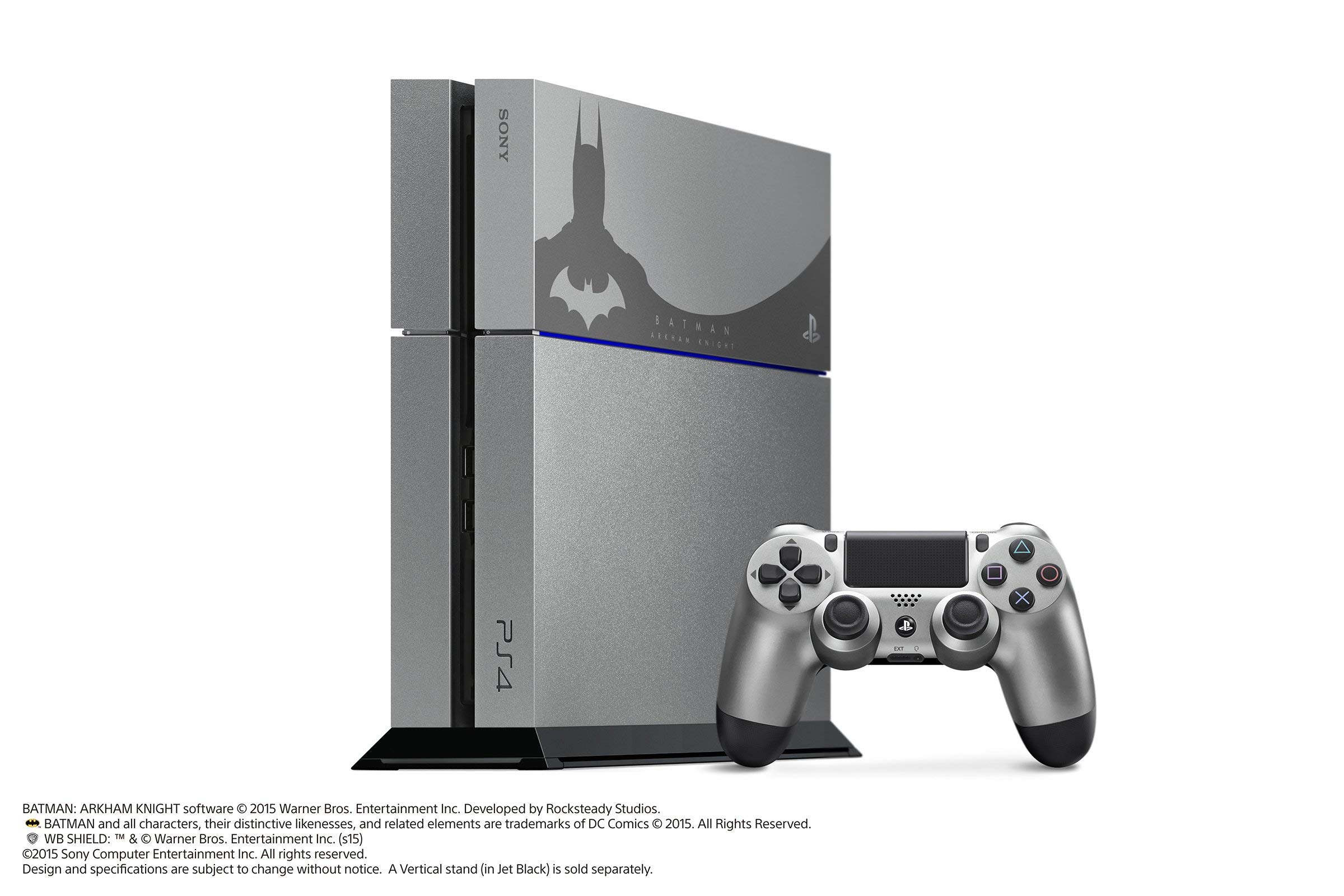 PlayStation 4 500GB Console - Batman Arkham Knight Bundle Limited Edition[Discontinued] (Renewed)
