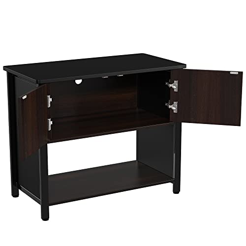 GDLF Metal Aquarium Stand with Cabinet for Fish Tank Accessories Storage, 40 Gallon, Turtle/ Reptile Terrariums