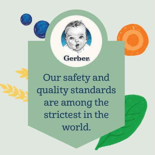 Gerber Organic Baby Food Pouches, 2nd Foods for Sitter, Incredipouch, Bananas and Mango, 3.17oz Pouches (Pack of 12)