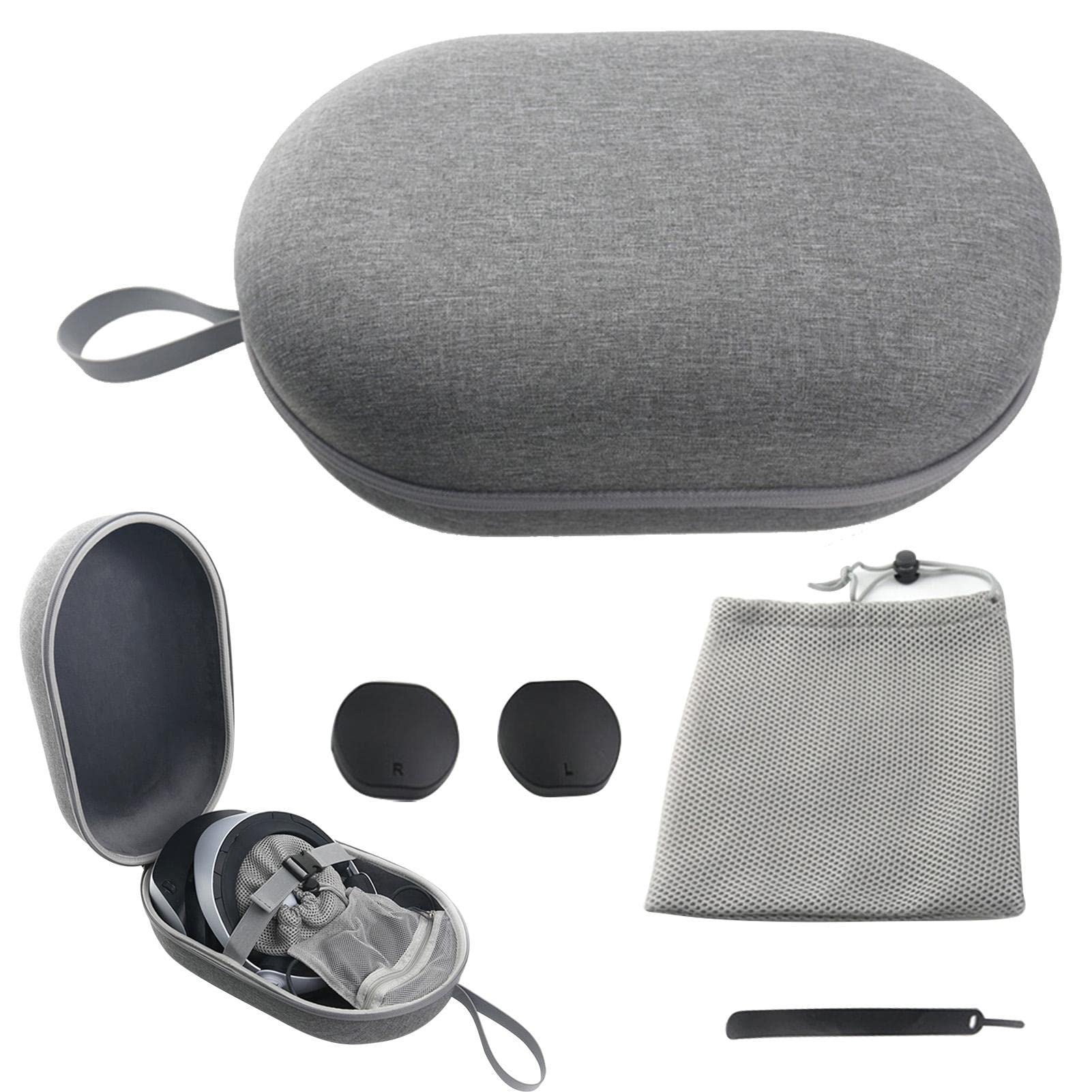 Carrying Case for PS VR2 | Compatible with PS VR2 Carrying Case Storage Bag | Travel Cases for PS VR2 Shockproof Waterproof | Fits for PS VR 2 and Man Helmet Accessories