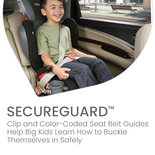 Britax Highpoint 2-Stage Belt-Positioning Booster Car Seat, Teal - Highback and Backless Seat