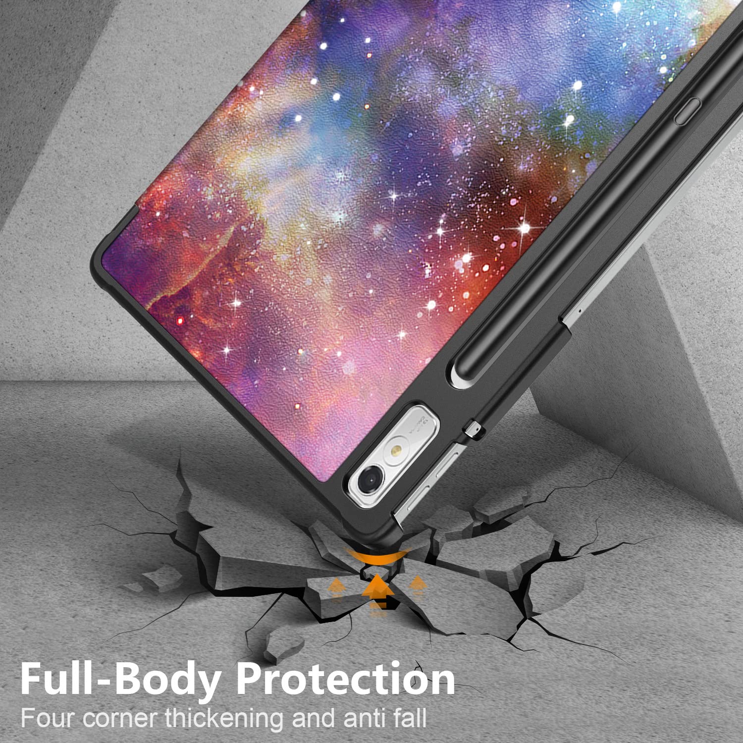 DETUOSI Slim Smart Case for Lenovo Tab P11 Pro 2nd Gen 11.2" 2022 (TB-132FU/ TB-138FC),【Auto Sleep/Wake】 Ultra Thin Folio Leather Protective Book Cover Hard Back Shell+Tri-fold Magnetic Stand/Closure