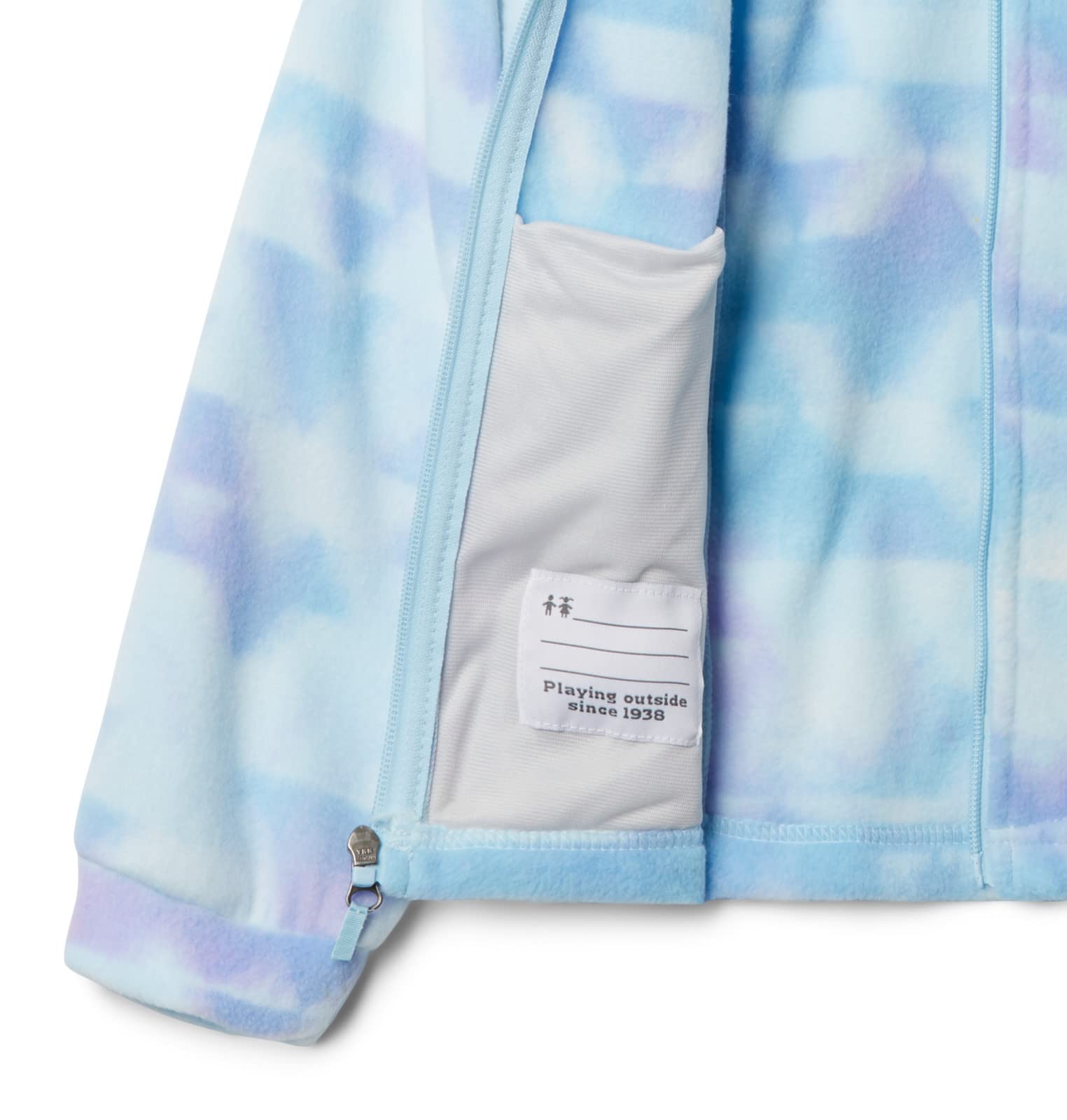 Columbia Baby Benton Springs II Printed Fleece, Spring Blue Distant Peaks, 18/24