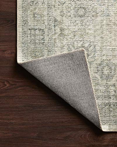 Loloi II Skye Collection SKY-14 NATURAL / SAGE, Traditional 5'-0" x 7'-6" Area Rug