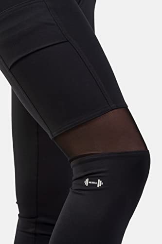 NEBBIA Sporty Smart Pocket High-Waist Leggings 404 Black