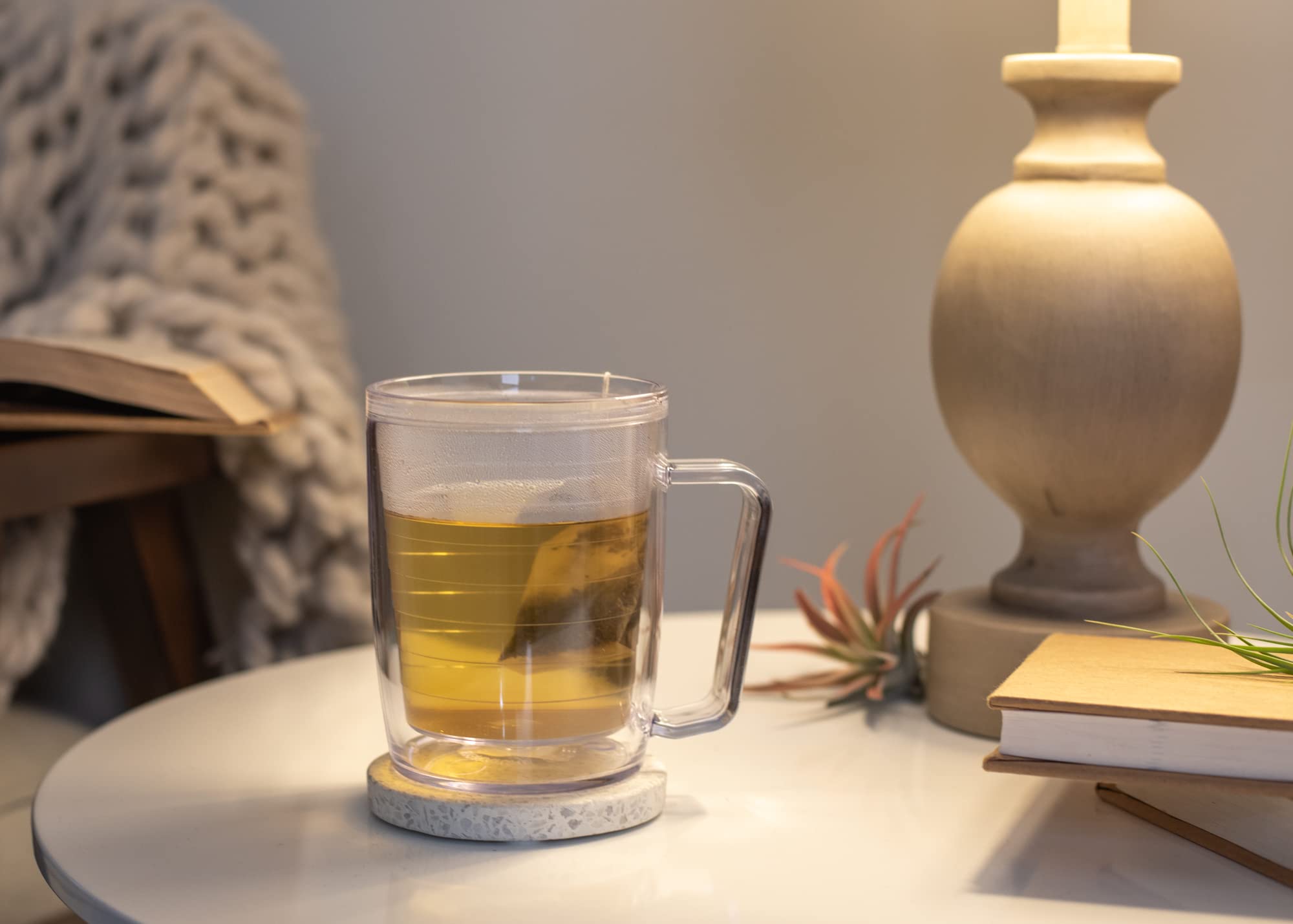 FREEHEART Unbreakable Double-wall Insulated Coffee Mug 18 Oz | Fantastic Temperature Retention, Thermal Insulated! Dishwasher and Microwave Safe | BPA Free| Great Gift Idea