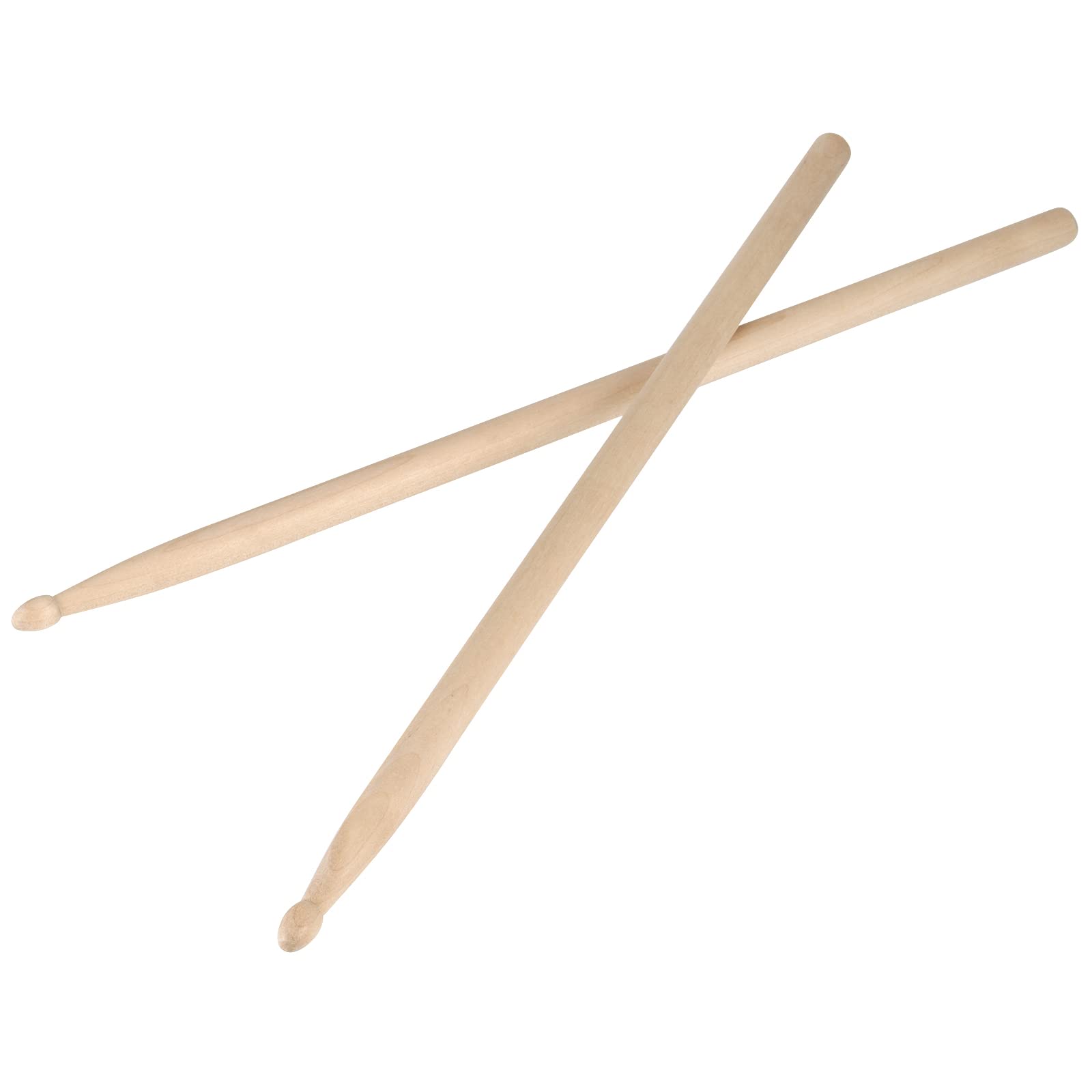 SINJEUN 24 Pairs 5A Drum Sticks, Classic Maple Wood Drum Sticks, 5A Wood Tip Drumstick for Beginners, Students and Adults