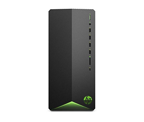 HP Pavilion Gaming Desktop, 10th Generation Intel Core i5-10400F Processor, NVIDIA GeForce RTX 2060 Graphics, 16 GB RAM, 512 GB SSD, Windows 11 Home (TG01-1260, Shadow Black)