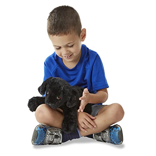 Melissa & Doug Benson Black Lab - Stuffed Animal Puppy Dog - Extra Large, Plush, Black Dog For Ages 3+