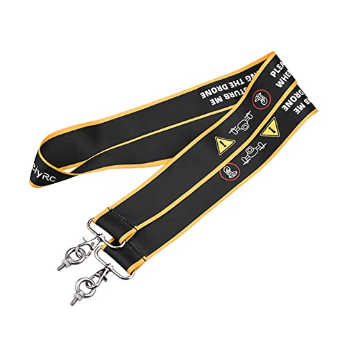 LICHIFIT Widen Lanyard Strap Neck Sling with Warning Sign Drone Accessory for DJI RC PRO/for DJI RC/Mini 3 Pro Remote Controller