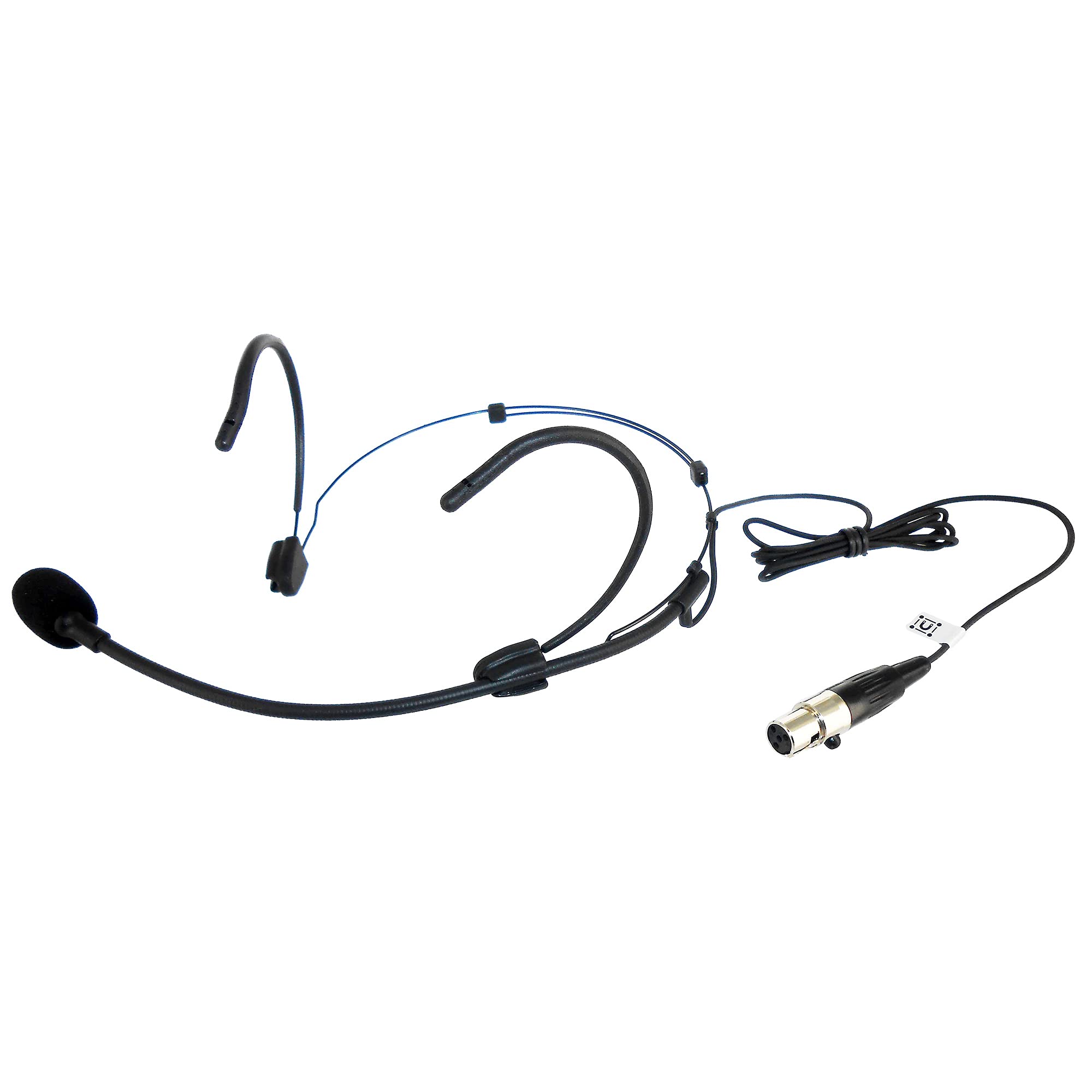 U-Voice UV340A Ultra Lite Adjustable Frame and Boom Black Color Headset Microphone (for Shure)