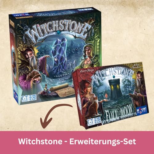 R&R Games Witchstone, Strategy Game, Family Board Game, Strategy Game for Kids, Teens, and Adults, Board Games for Family Night
