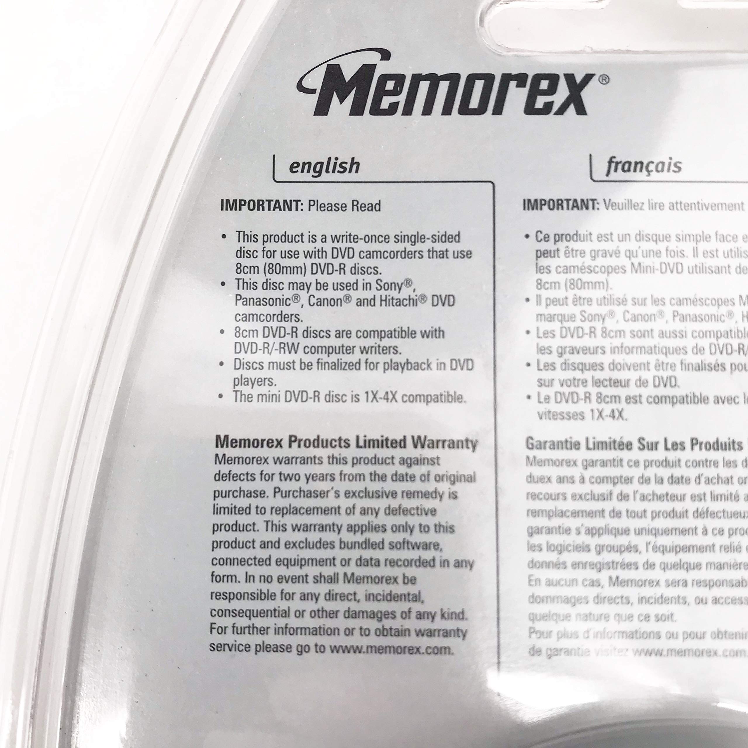 Imation Corp MEMOREX 20PK MINI DVD-R 4X (05673) -
