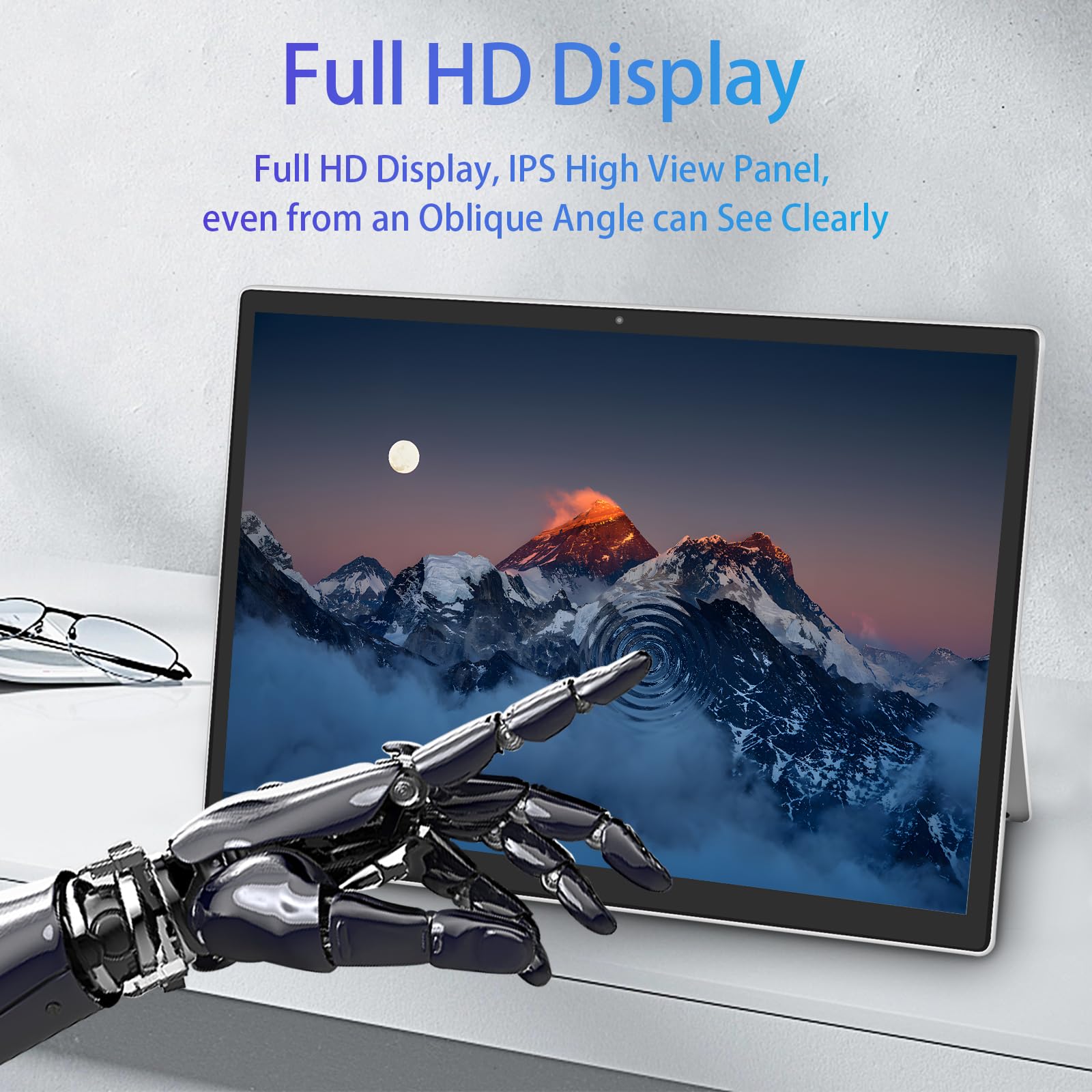 BINTEC 2-in-1 Laptop,14" IPS 2.5K(2160x1440) Touchscreen,Intel 12th Generation Alder Lake N95(up to 3.4GHz),12GB DDR5,Long Battery Life,Windows 11,Bluetooth 4.2,2.4G/5Gwifi (Silver/12G+512GB SSD)