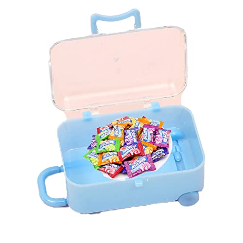 FUQIANYUAN 6 Pcs Mini Travel Suitcase Storage Box Travel Gear Doll Carrier Storage Doll Playsets