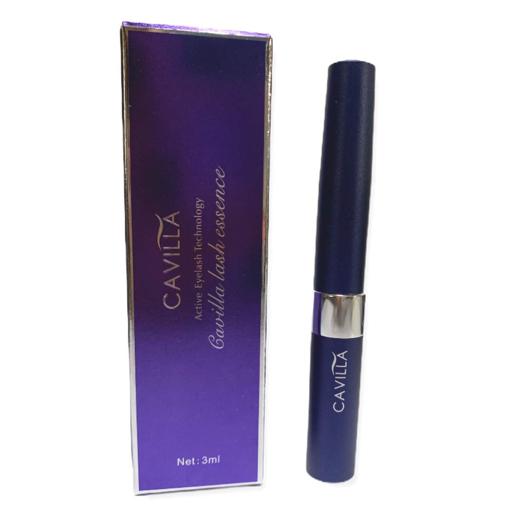 CAVILLA Eyelash Growth Serum for Lash and Brow Irritation Free Formula Eyelash Growth Enhancer & Brow Serum with Biotin & Natural Growth Peptides