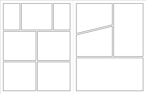 Blank Comic Book (with bonus stencil and blank cover!)