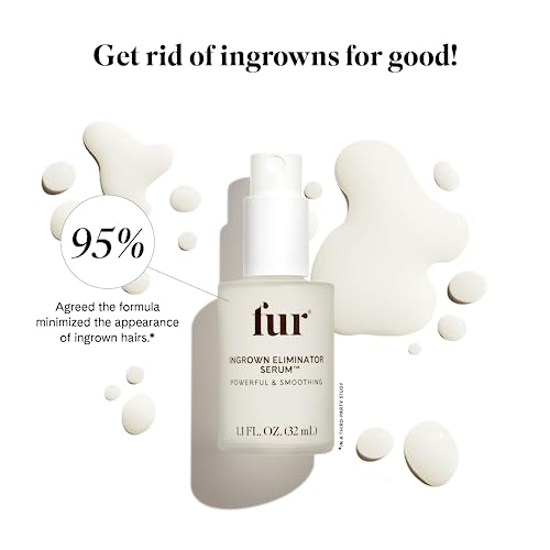 Fur Ingrown Eliminator Serum: Post Hair Removal Care and Ingrown Hair Treatment - 1.1 FL OZ
