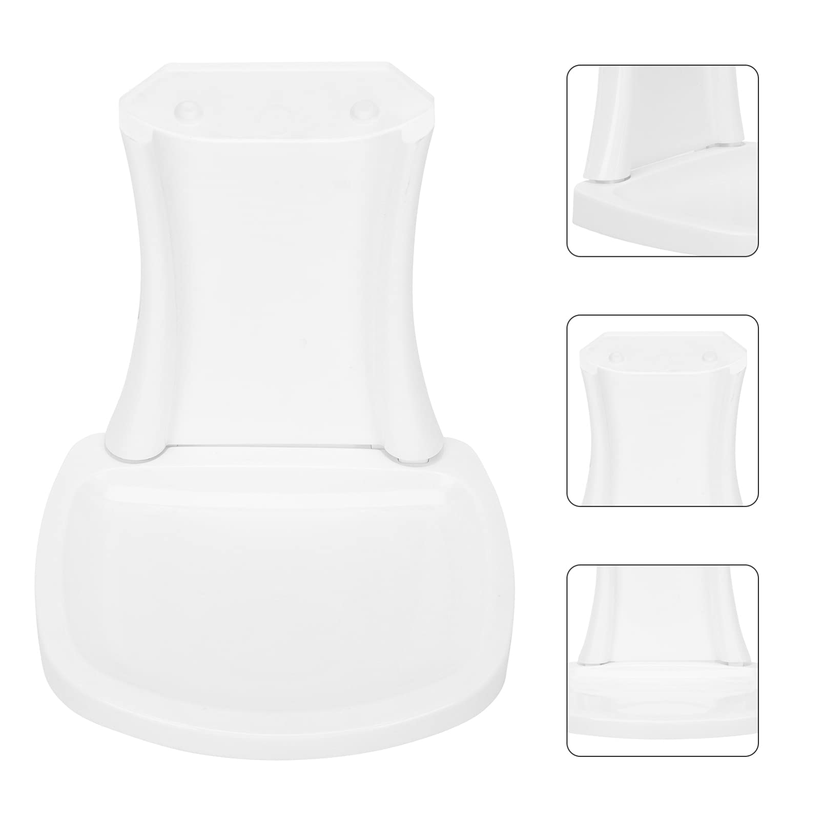 Cabilock 1pc Soap Dispenser Tray Commercial Drip Tray Wall Drip Tray Wall Mounted Holder Soap Dispenser Bracket Hands Washer Trays Washing Machine White Water Tray Plastic Office