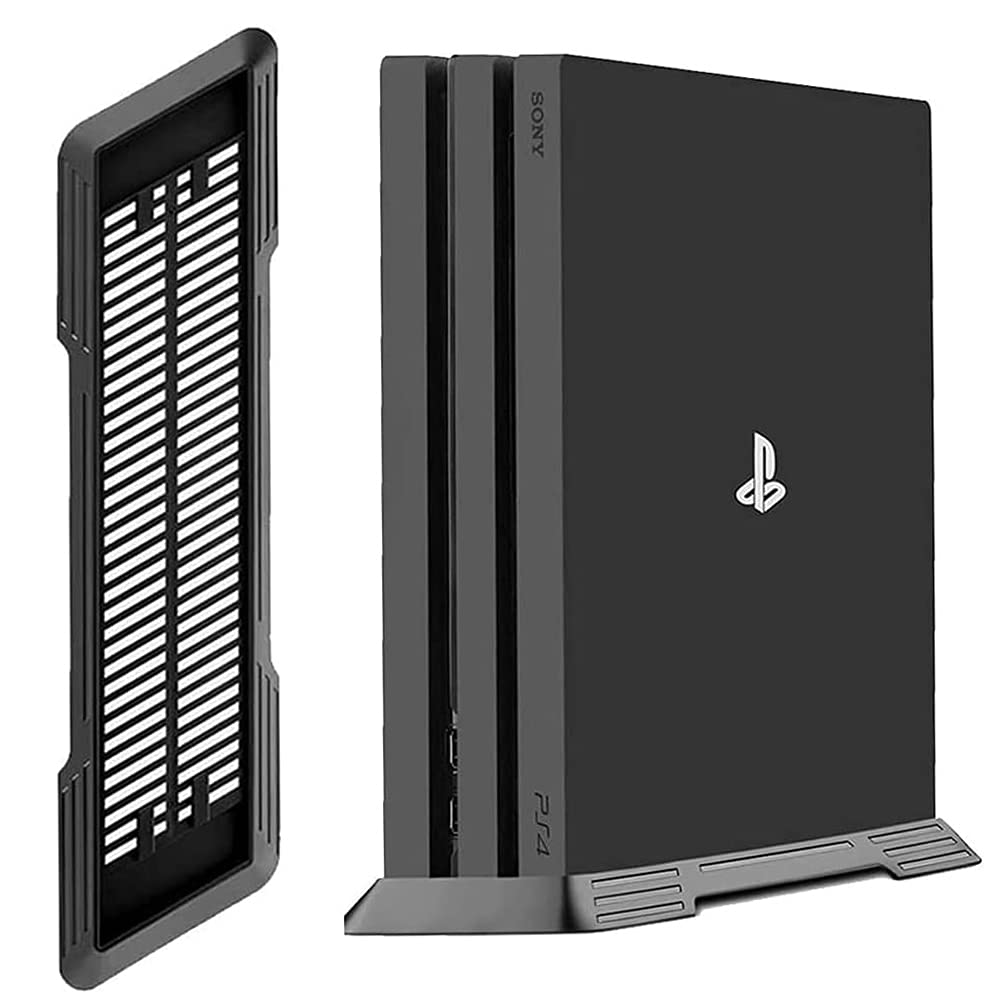 Yanfider Vertical Stand for PS4 Pro Steady Base Stand Mount Holder for Playstation 4 Pro Console (Not for PS4/ PS4 Slim)