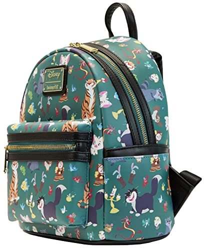 Loungefly Disney Mini Backpack Princess Sidekicks All Over Print Shoulder Bag