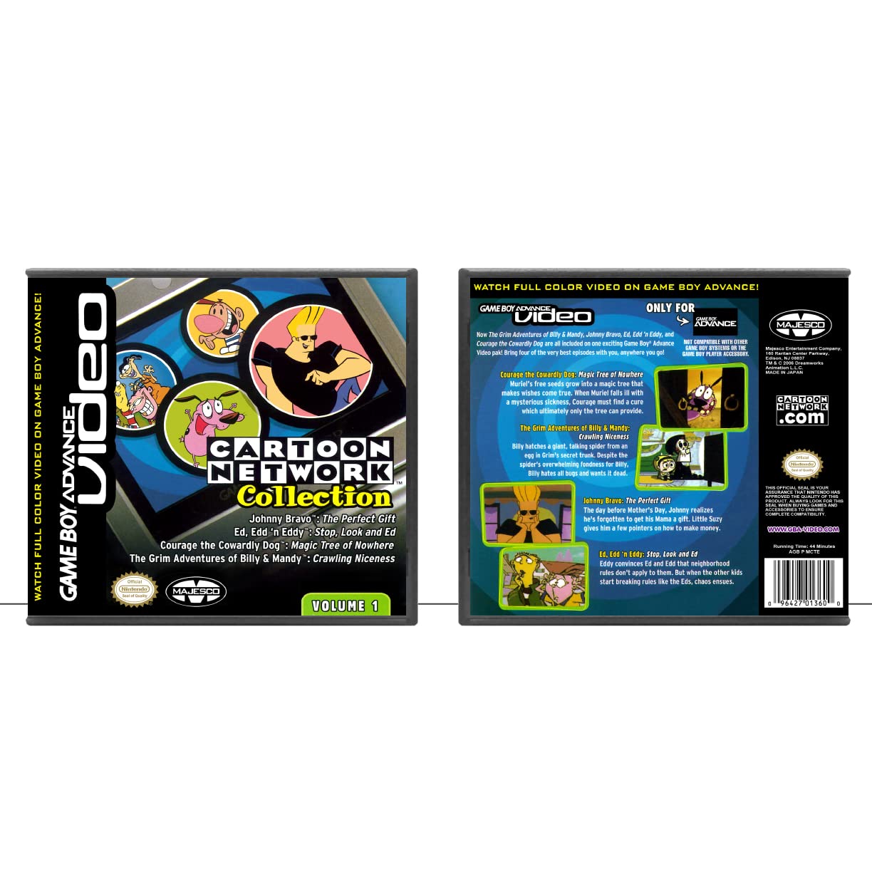 Cartoon Network Collection Volume 1 | (GBAV) Game Boy Advance Video - Game Case Only - No Game