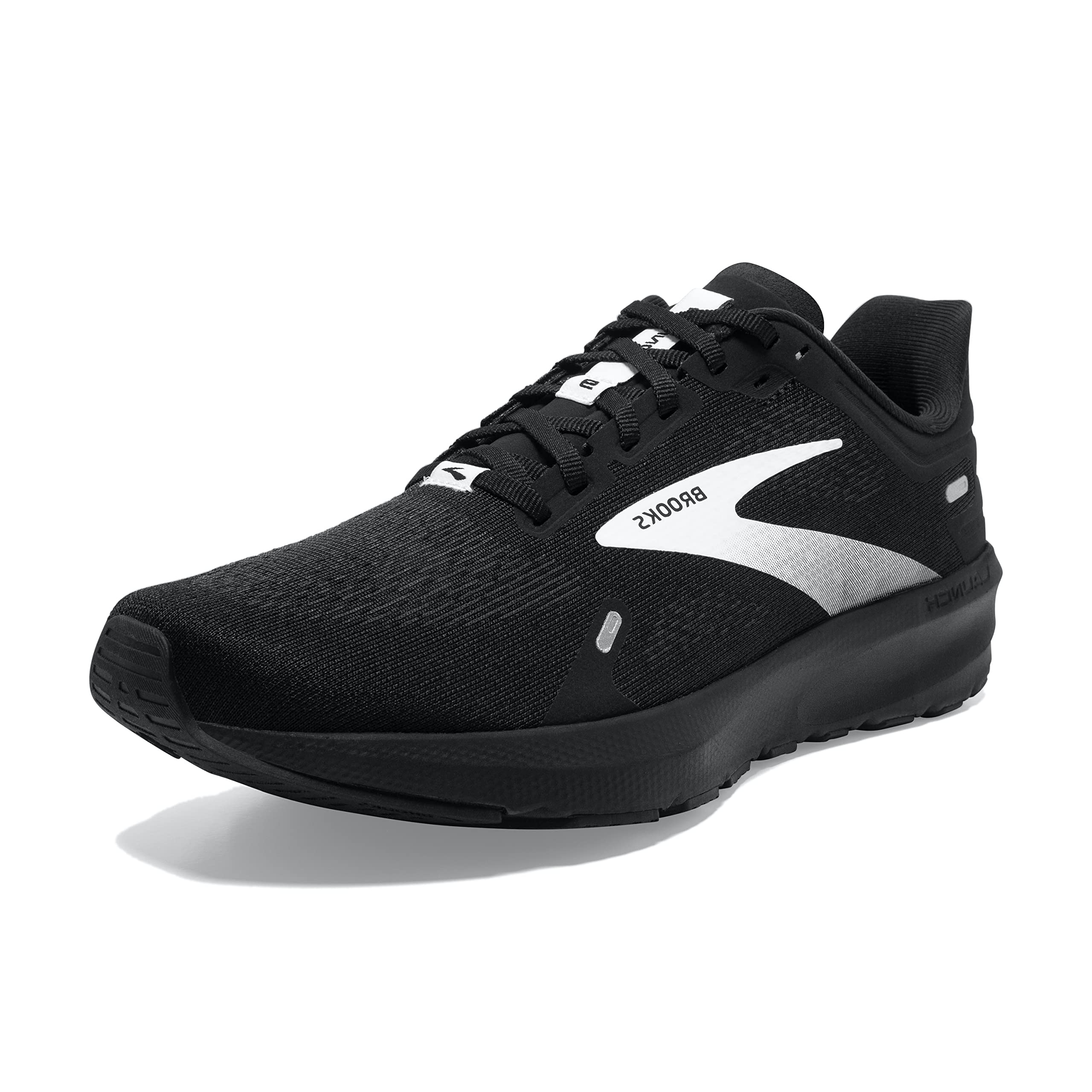 Brooks Men’s Launch 9 Neutral Running Shoe - Black/White - 13