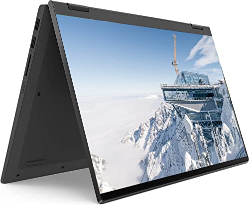 Lenovo 2023 2-in-1 Convertible Laptop,14" Thin Bezel FHD IPS Touchscreen, Intel i3-1115G4 Processor Up to 4.10GHz, 8GB Ram, 256GB SSD, Fingerprint Reader, Ultra-Fast WiFi, Win11 OS Dale Grey (Renewed)