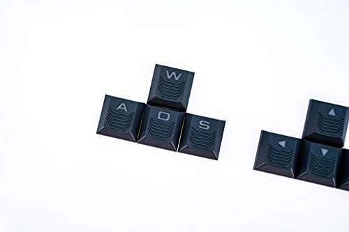 Mechanical Keyboard keycaps WASD keycaps Direction Keys Non-Slip Texture Design keycaps Professional Gaming keycaps (red)