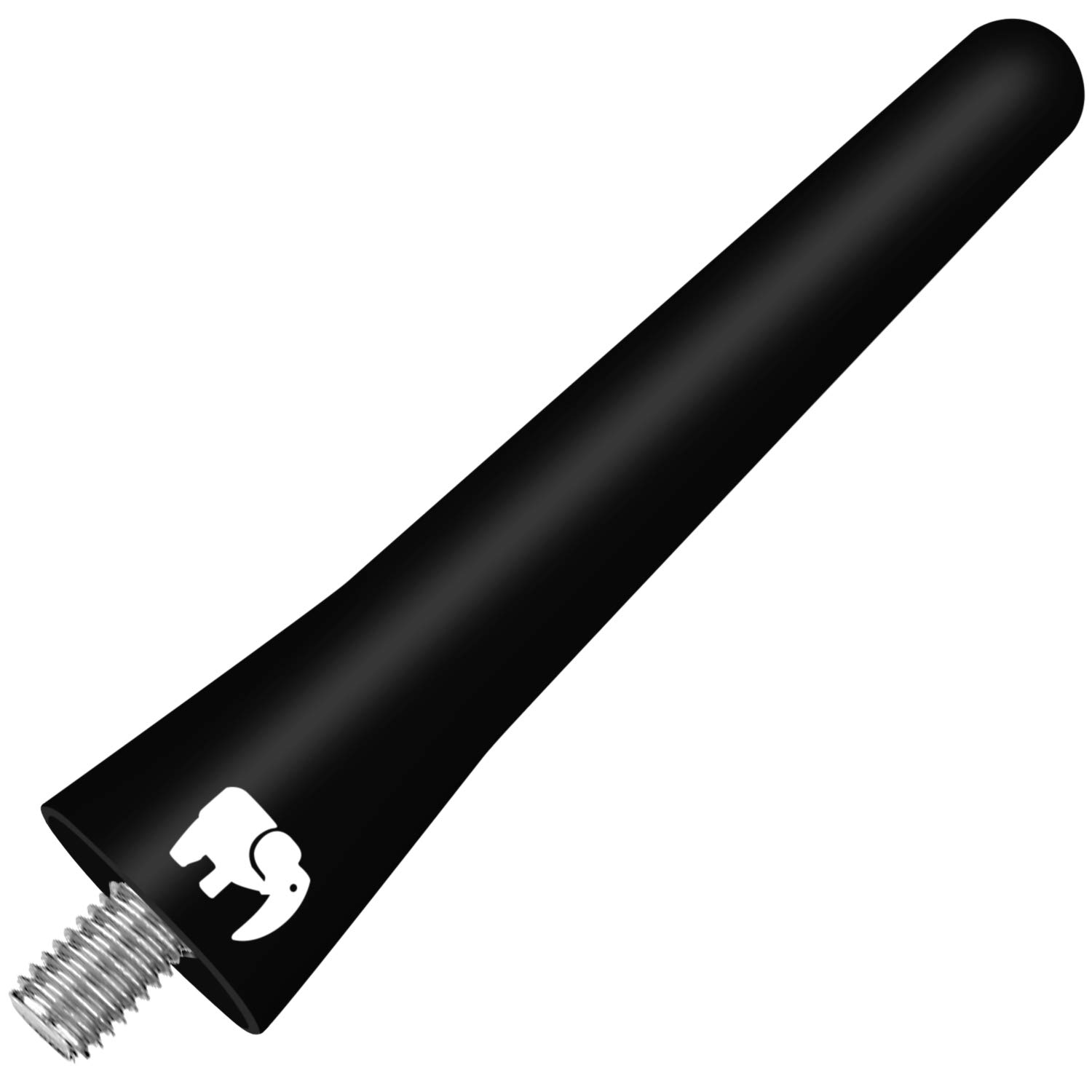 ONE250 2.5" inch Short Copper Core Antenna, Compatible with Toyota Tundra (1999-2023), Toyota Tacoma (1995-2016), Toyota FJ Cruiser (2007-2015) - Designed for Optimized FM/AM Reception (Black)