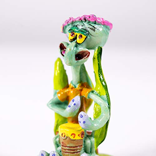 Penn-Plax Officially Licensed Spongebob Squarepants Aquarium Ornament – Squidward (Mini/Small Size) – Perfect for Freshwater and Saltwater Tanks