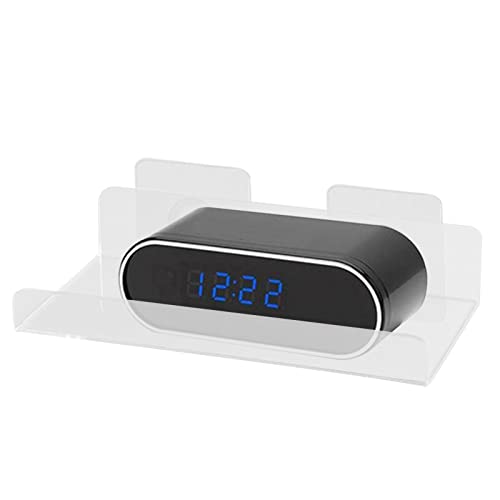 Die Camera Shelf | Firm Mini Clear Shelf with Removable Rail,Small Wall Shelf Adhesive Shelf Home Wall Rack for Cameras Character Collections