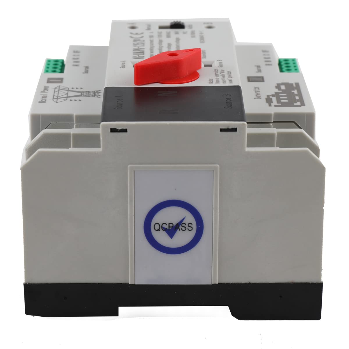 CDZHLTG 2P 100A 110V Dual Power Automatic Transfer Switch Generator Changeover Switch Tools Dual Power Transfer Switch Din Rail Type 50HZ/60HZ