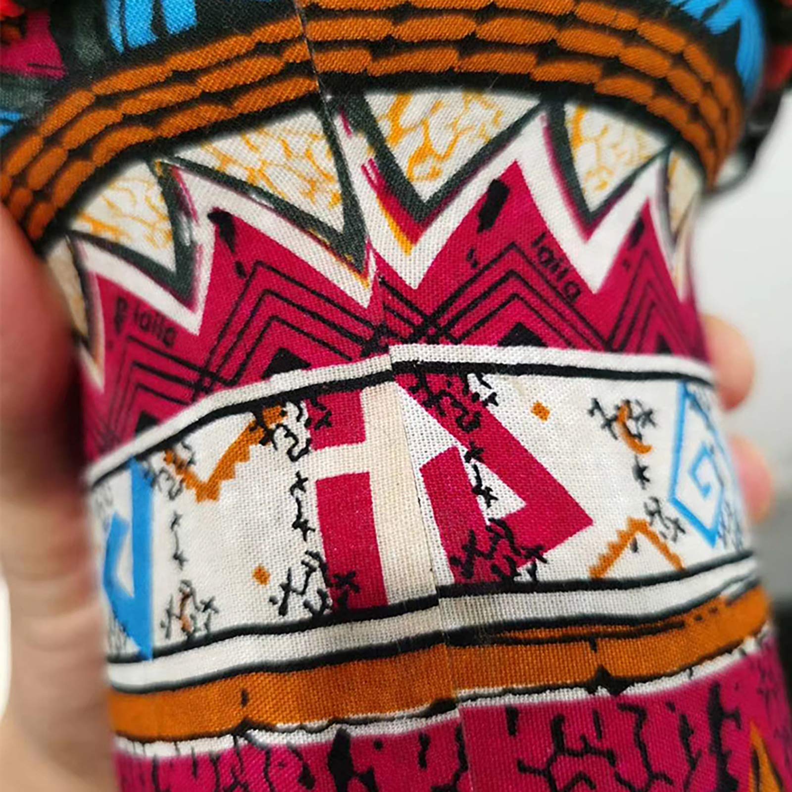 Meech Djembe Drum for Kids Bongo Congo Goatskin African Drum Cloth Stitching African Drums Konga Drums 8 Inch Wide7.67 Inches High14.96 Inches Red