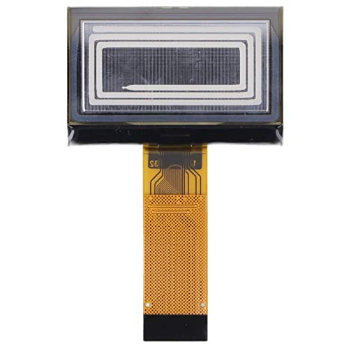 Digital LCD Board, Easy Installation 1.54in 128x64 LCD Display Screen for DIY(MRC128-2 Yellow)