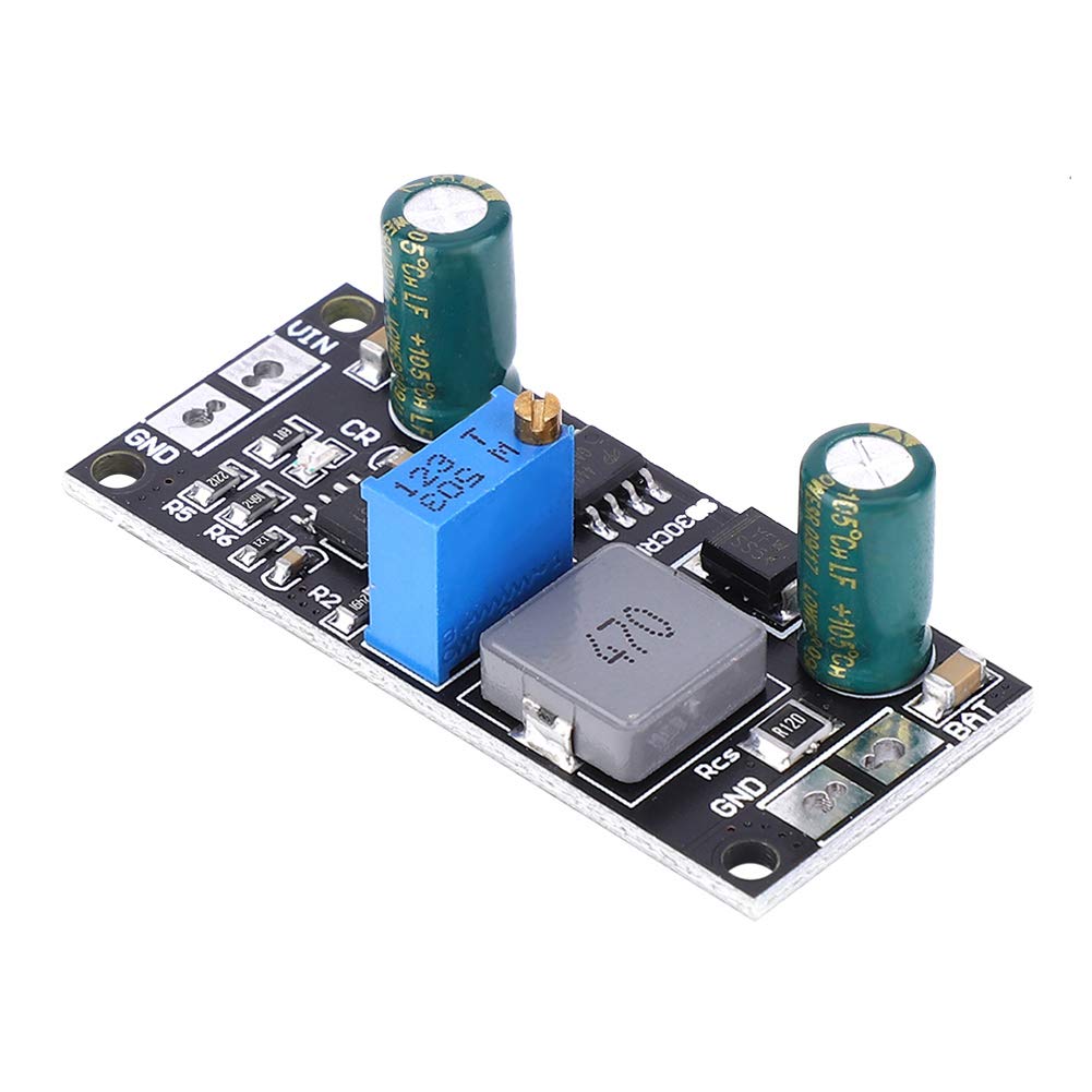 Charge Module, 1A 12V MPPT Solar Panel Controller, Li-ion LiFePO4 Lithium Battery Charger Module for Solar Battery Charging, Battery-Backup System