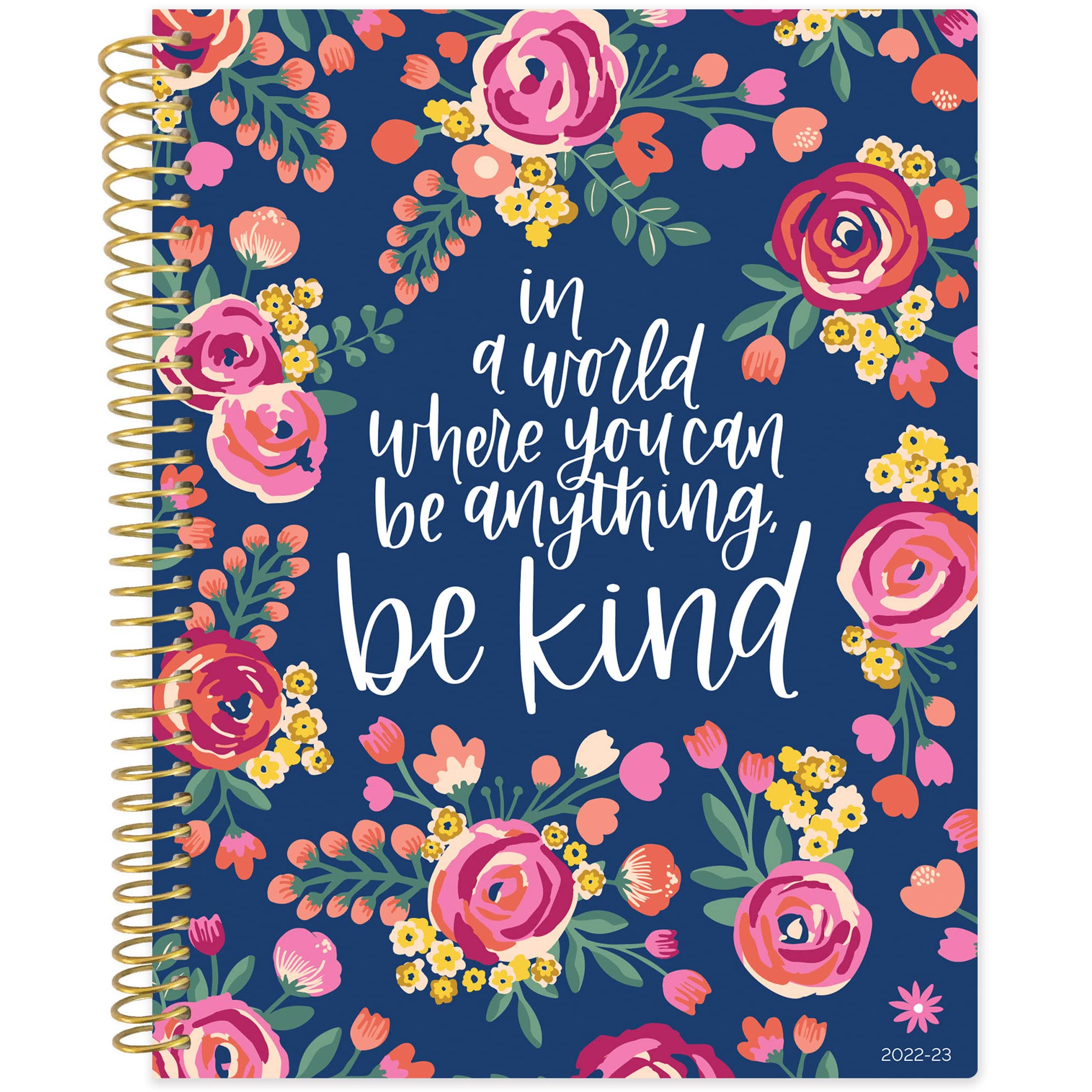 bloom daily planners 2022-2023 (8.5" x 11") Academic Year Day Planner (July 2022 - July 2023) - Weekly/Monthly Dated Agenda Organizer with Tabs - Be Kind