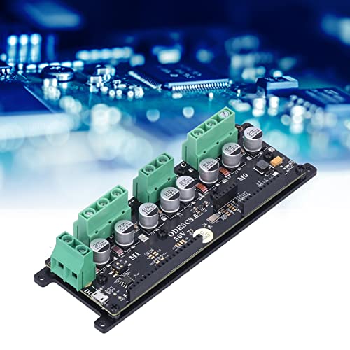 Brushless Motor Driver - Dual Drive Controller Board Based on ODrive for Precise Motor Control of BLDC Motors - Motor Drive Module Compatible with ODESC3.6