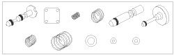 Water Coolant Valve Service Kit for A-dec ADK096