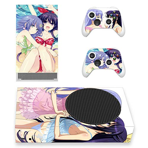 Date A Live Anime Game Console Series S Console and Controller Skin Set, Skin Wrap Decal Kit