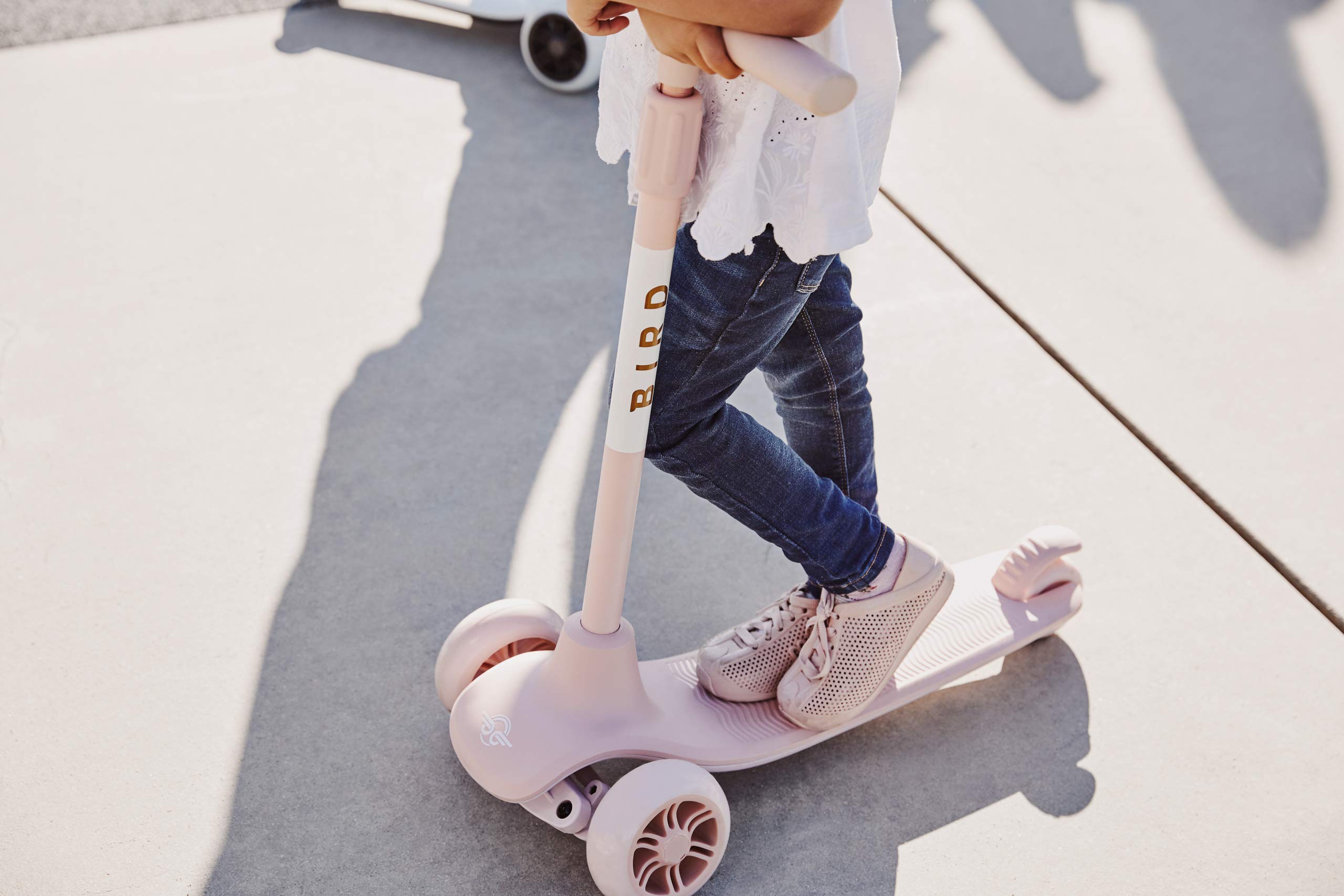 Bird OBB0UB2 Birdie Non-Electric Kick Scooter for Kids with Adjustable Height Handle