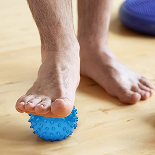 Nicoport A1B Plantar Fasciitis Night Splint Unisex Adjustable Foot Drop Orthotic Brace for Plantar Fasciitis & Achilles Tendonitis Relief Breathable Night Splint w/Massage Ball for Easing Pains A1B