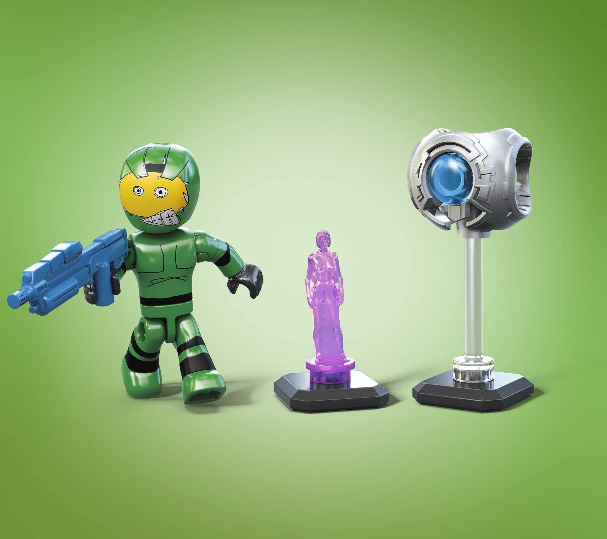 MEGA Halo Action Figure Building Toys Set, 20th Anniversary Character Collector Pack with 352 Pieces, 20 Poseable Articulation Figures, Kids or Adults (Amazon Exclusive)