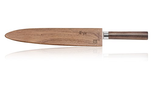Cangshan J Series 62786 X-7 Steel Sashimi Chef Knife With Walnut Sheath, 10-Inch
