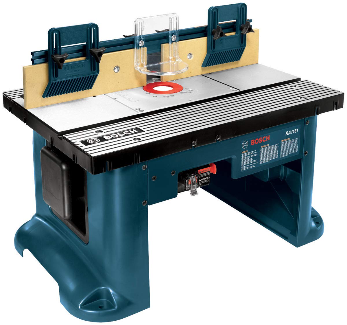 BOSCH RA1181 Benchtop Router Table with RA1165 Under-Table Router Base