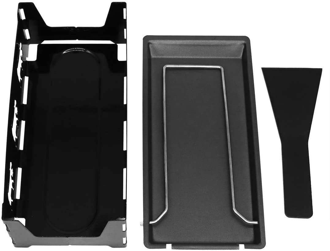 Cheese Raclette Set, Portable Candlelight Raclette Pan Foldable Non-Stick Rotaster Baking Tray Stove Set with Spatula Home Kitchen Grilling Tool