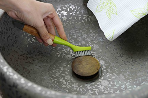 Full Circle Micro Manager Home & Kitchen Detail Cleaning Brush, Green