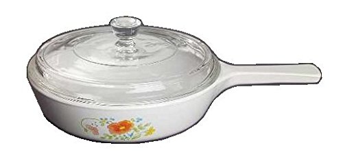 Corning Ware Wildflower Menuette Pan/Skillet w/ Lid ( 6 1/2" Dia ) ( P-83-B )