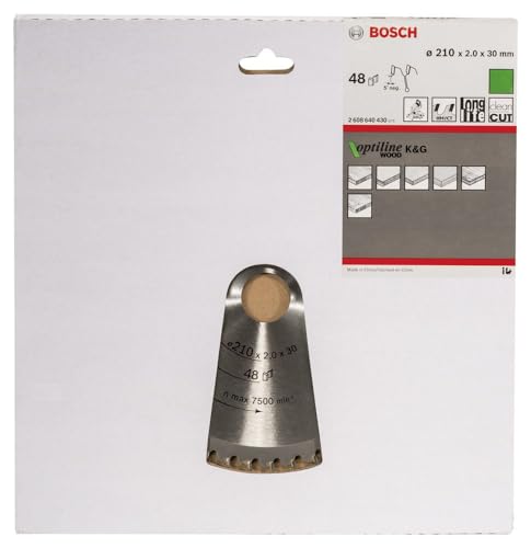 Bosch 2608640430 Circular Saw Blade"Top Precision" Opwob 8.27inx30mm 48T