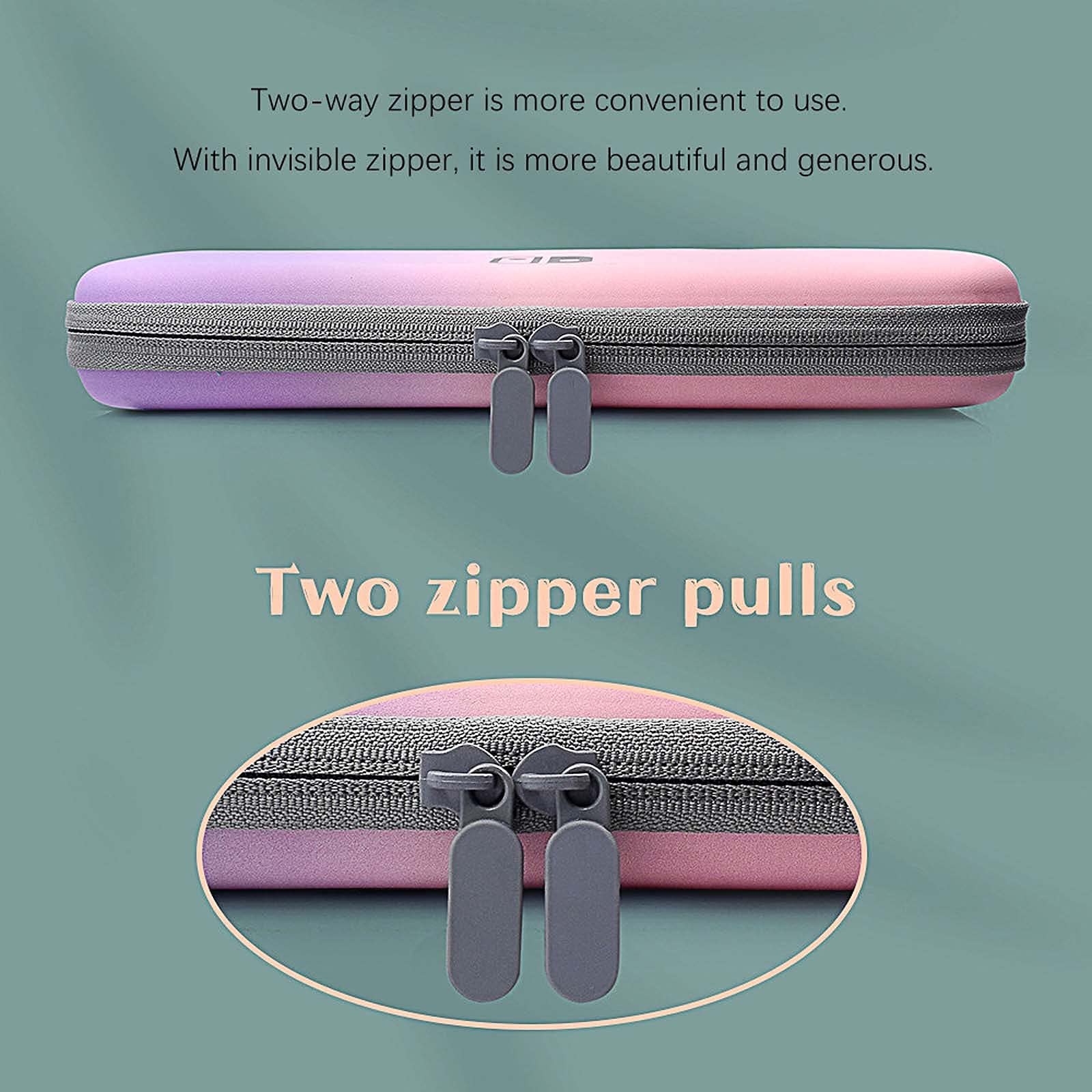 Carry Case Compatible with Nintendo Switch Girls Protective Hard Portable Travel Carry Case for Nintendo Switch Console and Accessories(Purple-Pink)